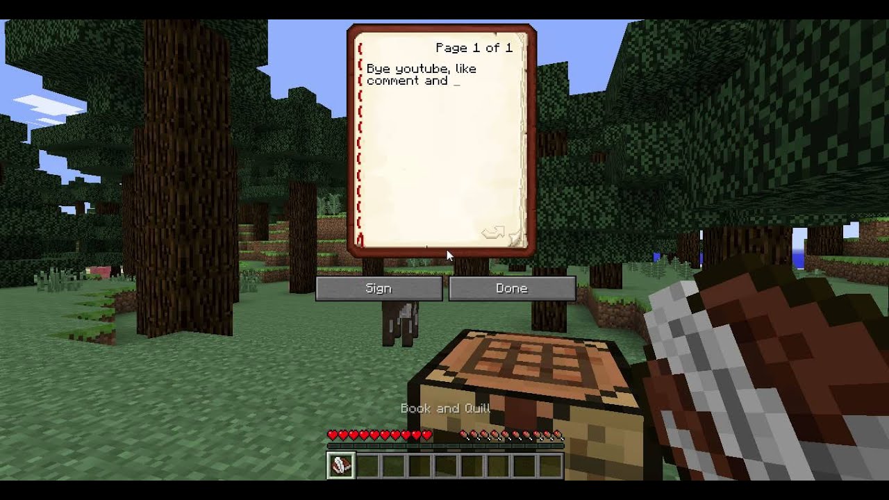 Minecraft How To Make A Book And Quill YouTube minecraft-how-to-make-a-book-and-quill-youtube