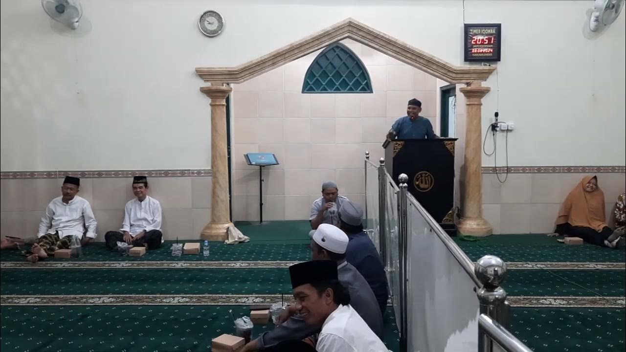 Pengajian Rutin Malam Jumat Pon di Masjid Jami' Al Barokah Umar bin Khattab Madegondo Soba ...