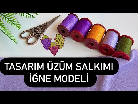 149)TASARIM ÜZÜM SALKIMI MODELİM BEĞENİLEN TREND VİRAL İĞNE OYASI   YENİ 2024 | NEEDLE LACE KNITTING