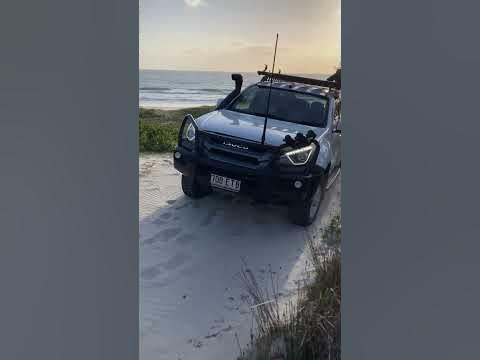 Campsite 3 access track, Ocean Beach Campground, Bribie Island - YouTube