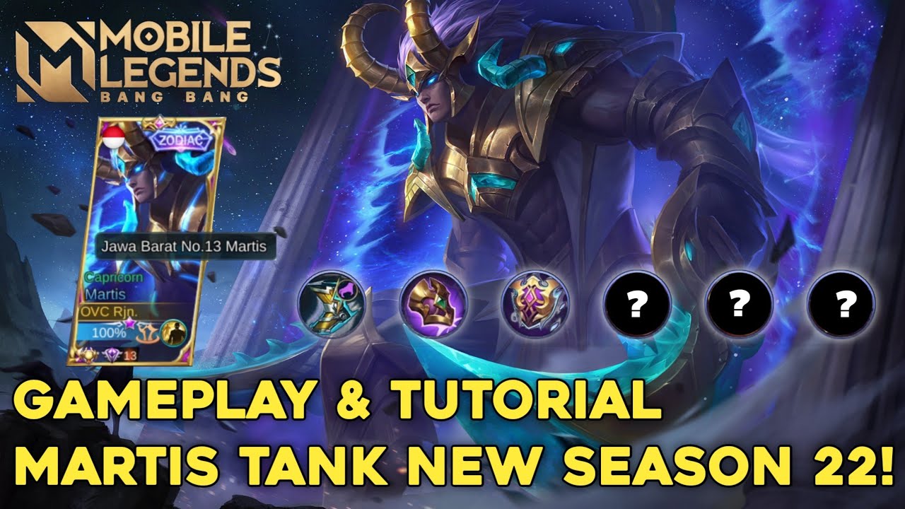 TUTORIAL MARTIS TANK GAMEPLAY NEW SEASON 22 + BUILD 2021! BY TOP GLOBAL ...