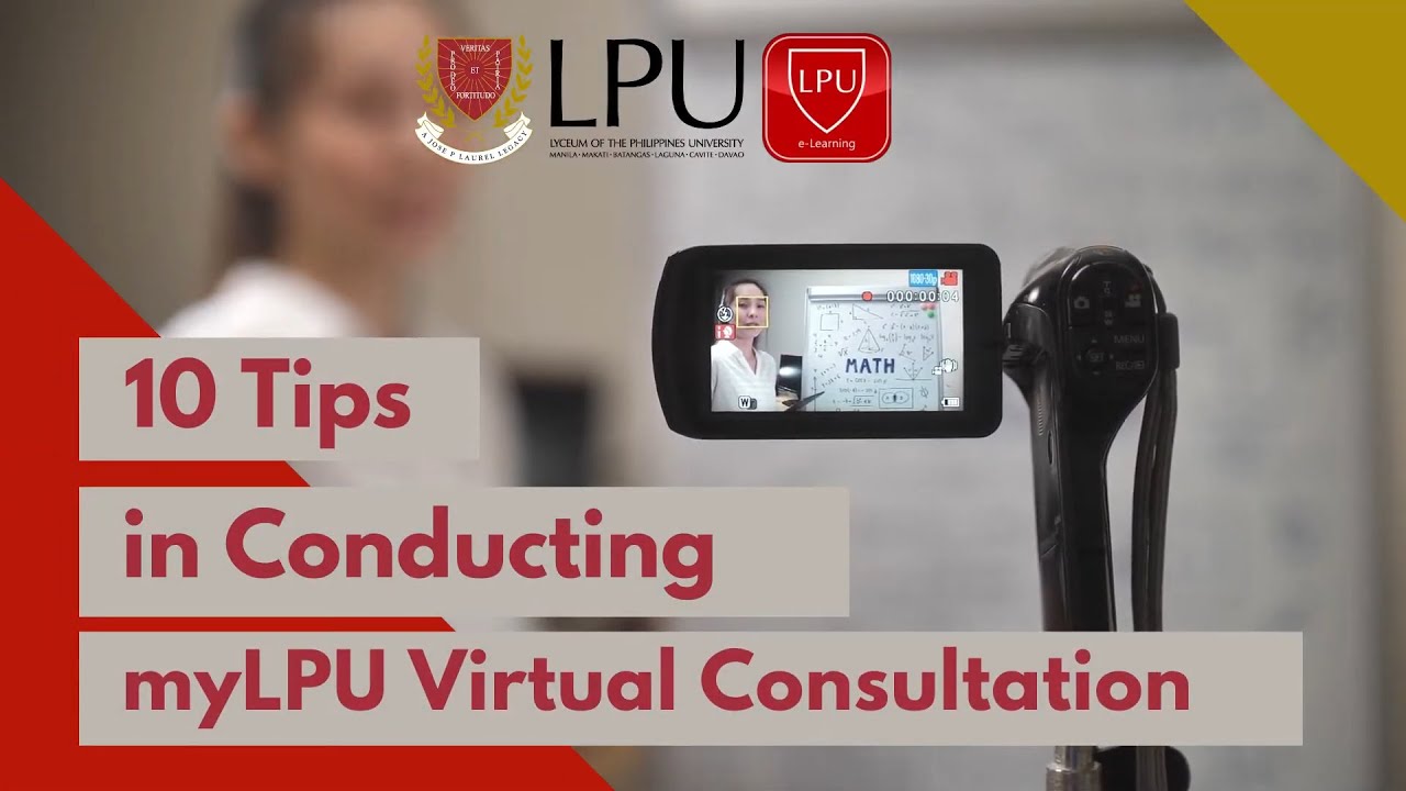 LPU Manila 10 Tips in Conducting myLPU Virtual Consultation - YouTube