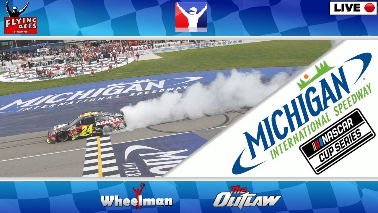 NASCAR Live: Michigan 250: iRacing: Flying Aces: 22 July 2020 - YouTube