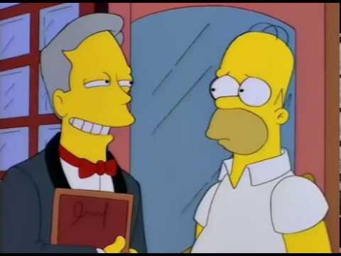 Would You Please Leave Without A Fuss Right Now? (The Simpsons) - YouTube