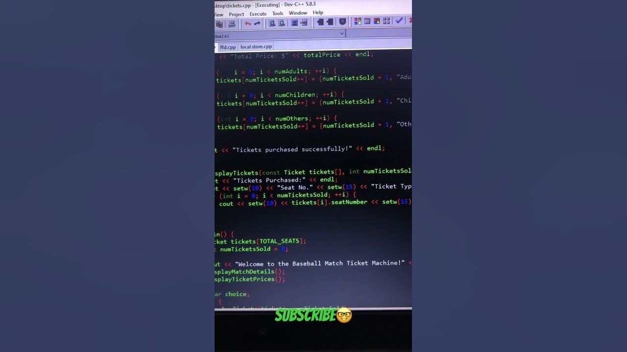 Baseball Match In C Ide Dev C Cppprogramming Codingtime Codinglife Youtube
