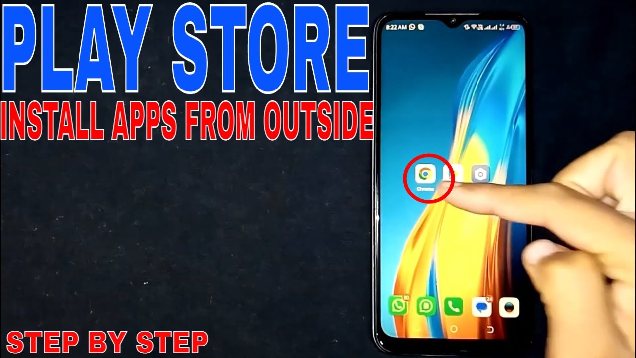 How To Install Apps From Outside Of Google Play Store 🔴 - YouTube