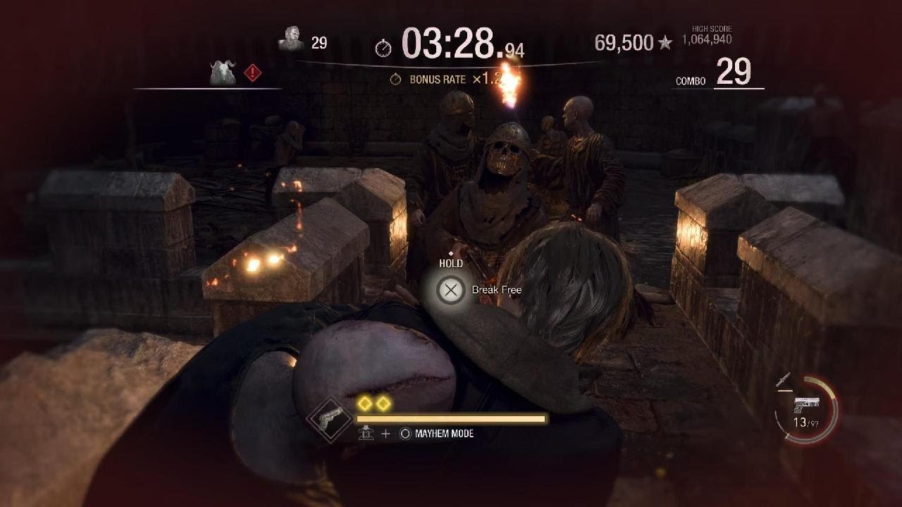 RE4R: The Mercenaries - Castle - Leon Jacket - YouTube