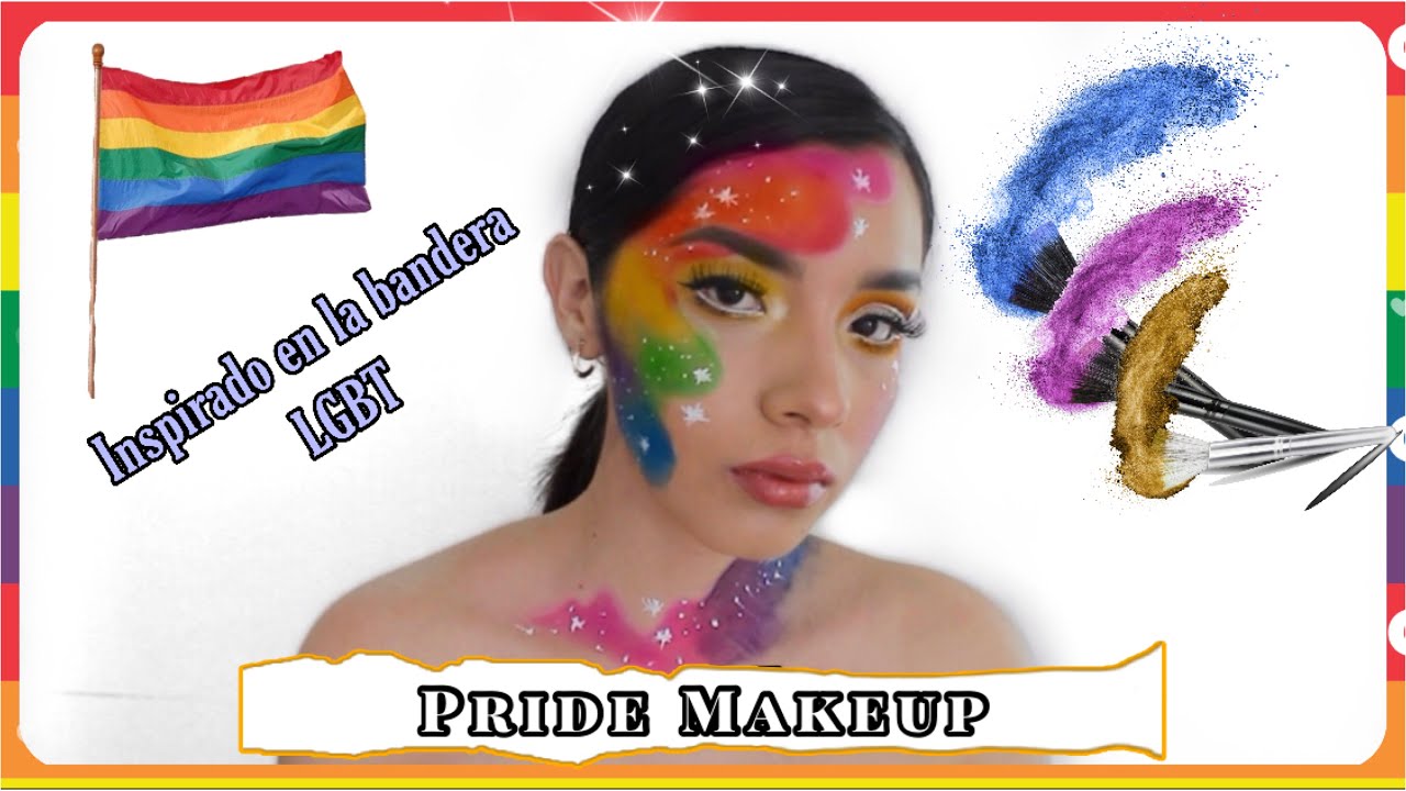 RAINBOW PRIDE 🌈 | Maquillaje inspirado en la bandera LGBT 🏳️‍🌈 - YouTube
