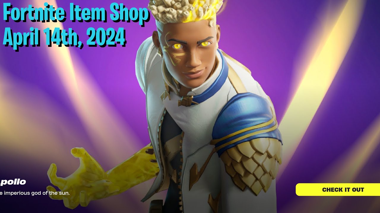 🌟 Fortnite Item Shop | NEW Apollo Skin! +Jujutsu Kaisen! - YouTube