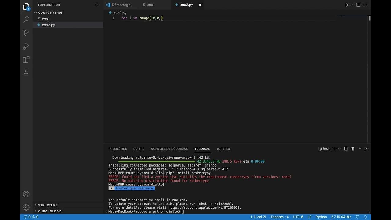 Triangle d'étoile renversé avec python - YouTube