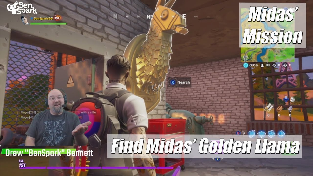 Search Midas’ Golden Llama between a Junkyard, Gas Station and an RV ...
