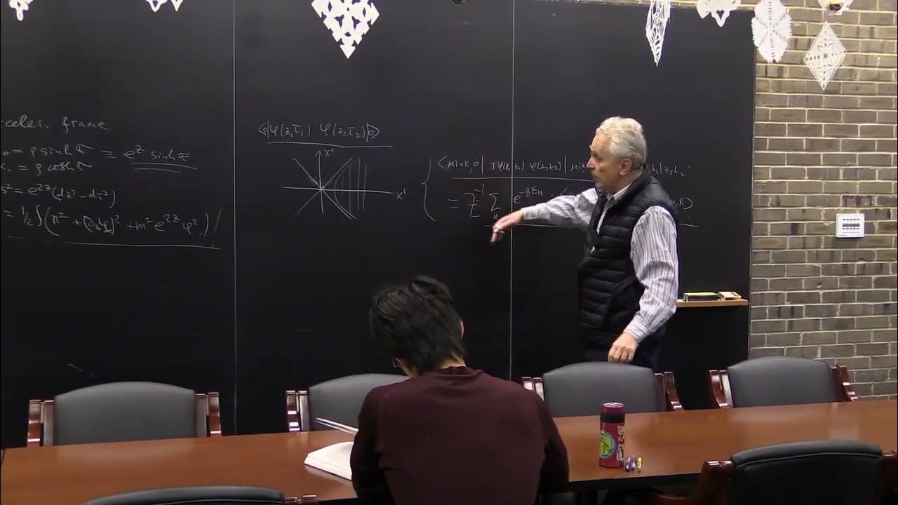 Lecture 21 of Polyakov's Course on String Theory - YouTube