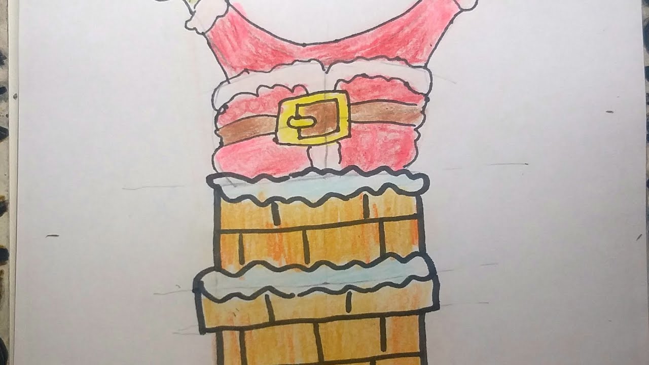 How to Draw Christmas. Papai Noel #02 - YouTube