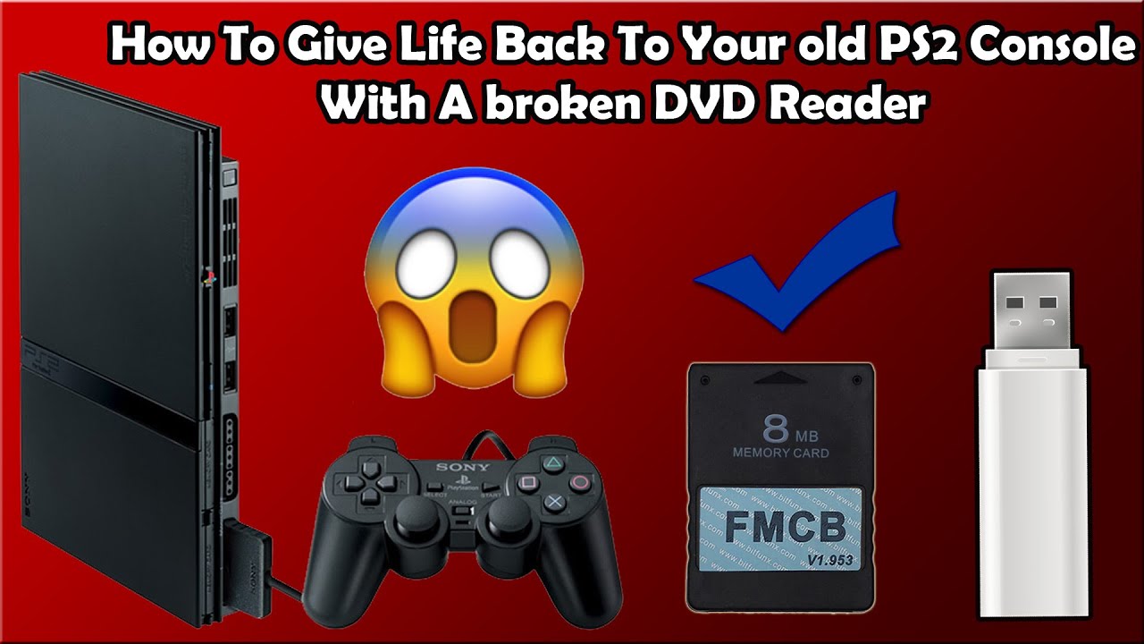 How To Give Life Back To Your old PS2 Console With A broken DVD Reader ...