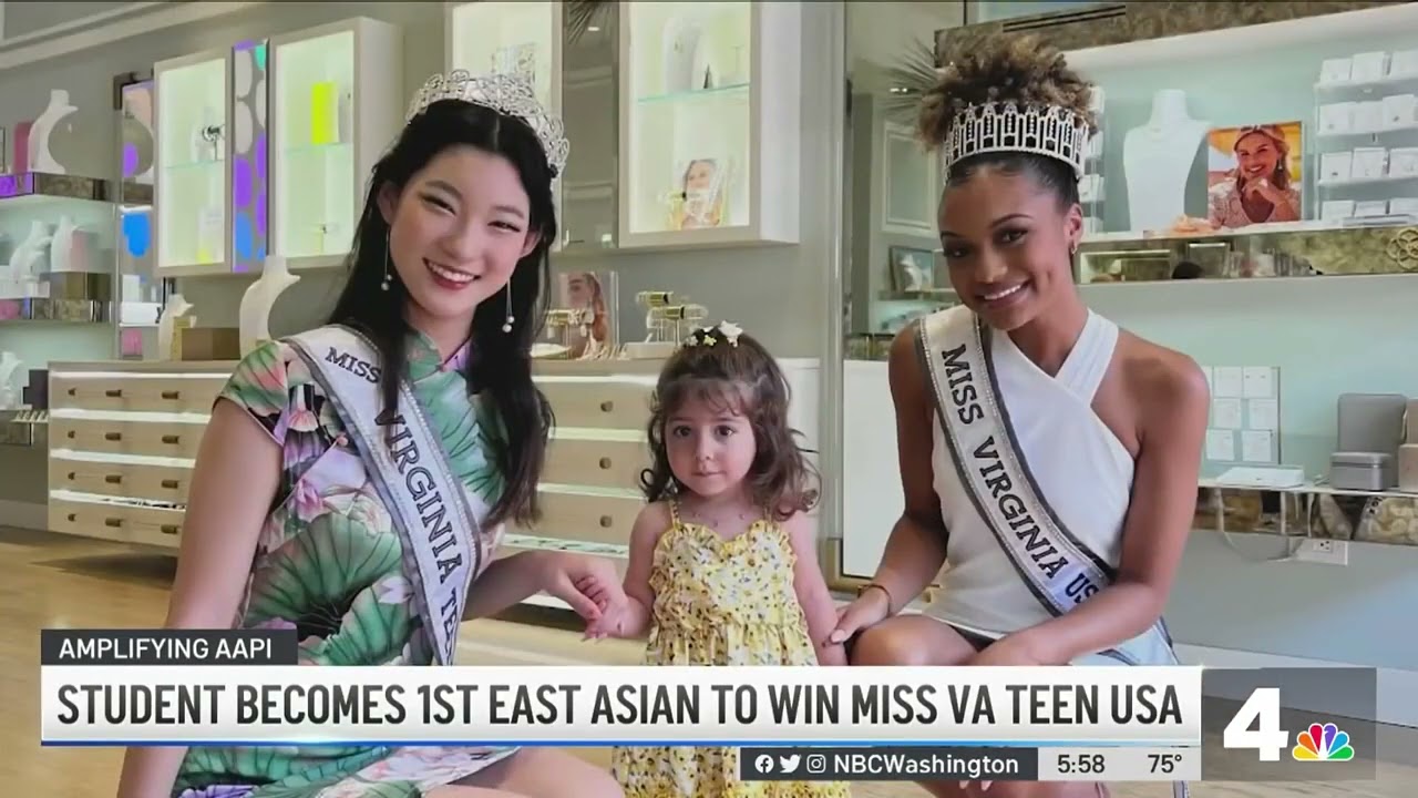 Student Becomes First East Asian to Win Miss VA Teen USA | NBC4 ...