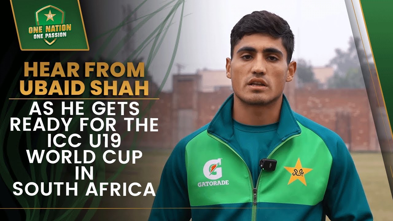 🔊 Hear from Ubaid Shah as he gets ready for the ICC U19 World Cup in ...