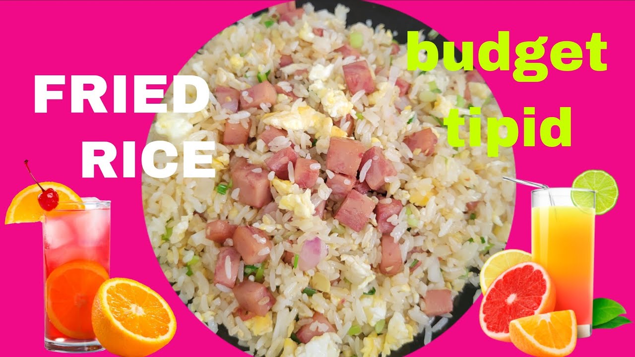 EGG LUNCHEON MEAT FRIED RICE | BUDGET TIPID PWEDE PANG NEGOSYO ...