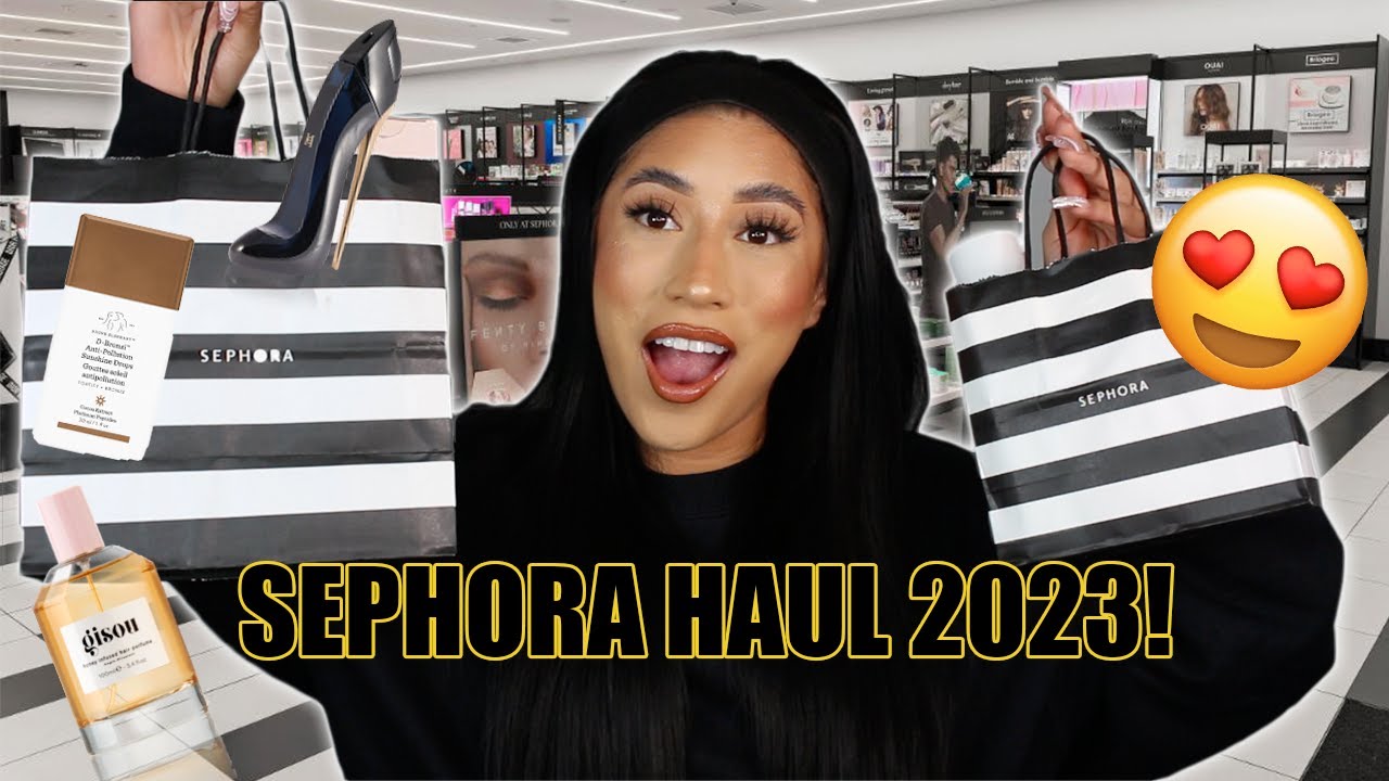 FIRST SEPHORA HAUL OF 2023! 😍 *Makeup, Skin care, Perfume, Hair* - YouTube