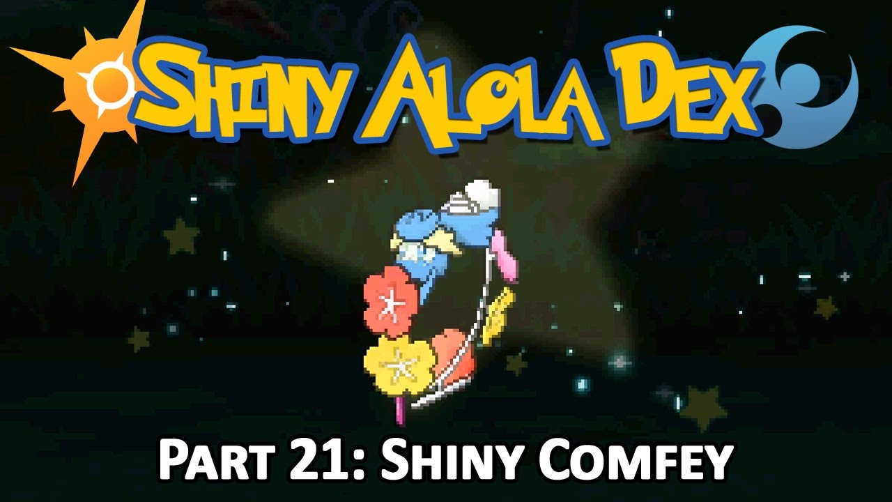[LIVE!] Shiny Comfey after a 592 SOS Chain in Lush Jungle! (Pokemon Sun ...