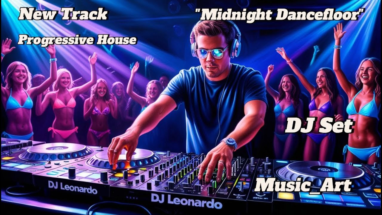 НОВИНКА/PROGRESSIVE HOUSE/4K/DJ SET/DJ LEONARDO:"Midnight Dancefloor ...