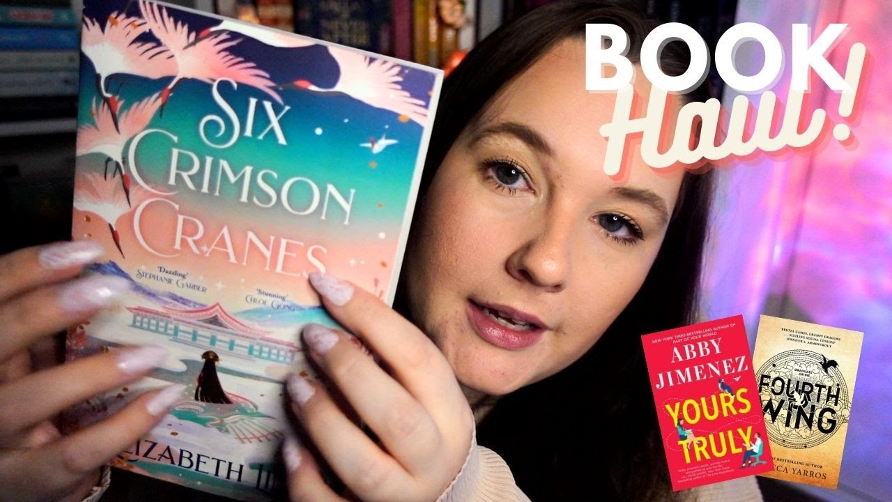Asmr Huge Book Haul 17 Books π Fantasy And Romance Tapping