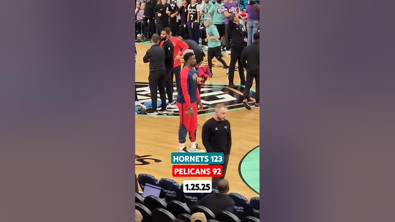 HORNETS 123 PELICANS 92 | ZION WILLIAMSON 28p & 11r | LAMELO BALL 25p & 7a #nba #zion #hornets ...