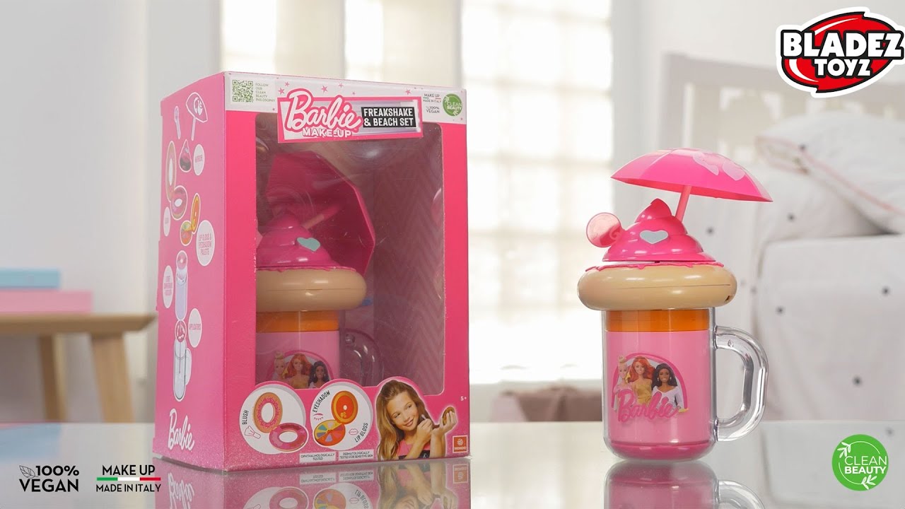 Barbie Make-up Freakshake & Beach Set - YouTube