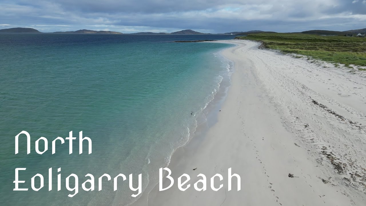 North Eoligarry Beach - Isle of Barra - Scotland | 4K | DJI Mini 3 Pro ...