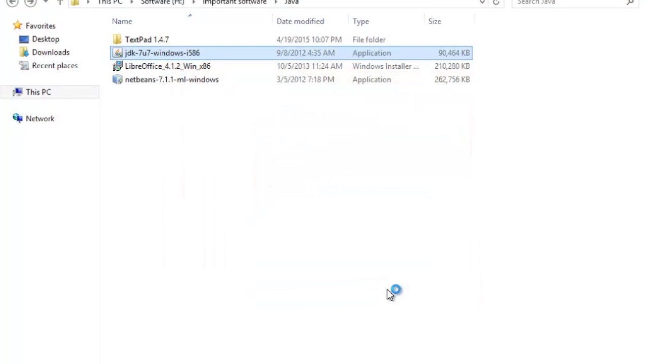 How to install jdk 7u7 and TextPad 1.4.7 - YouTube