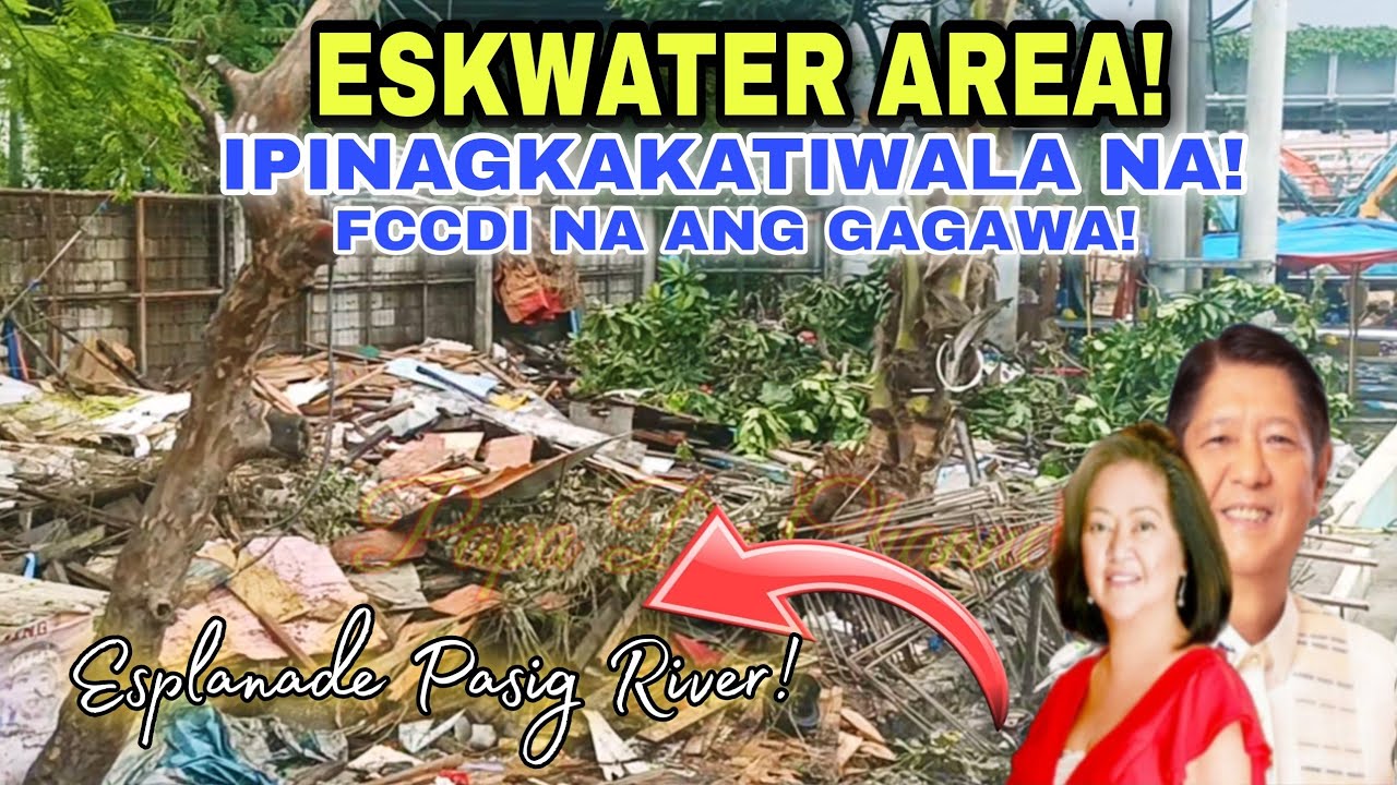 ESKWATER AREA! FCCDI NA ANG GAGAWA! IPINAGKAKATIWALA NA! - YouTube