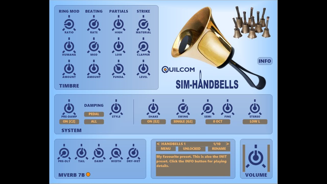 Quilcom SIM-HANDBELLS - YouTube
