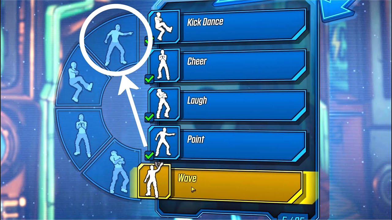 Borderlands 3: Changing Emote Shown on Main Menu - YouTube