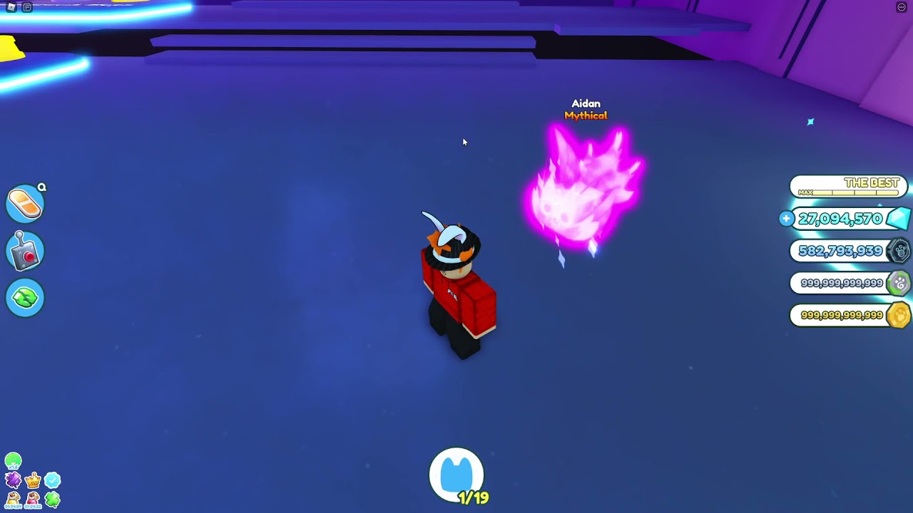 Dark Matter Galaxy Fox with TWO unique enchantments | Roblox Pet ...