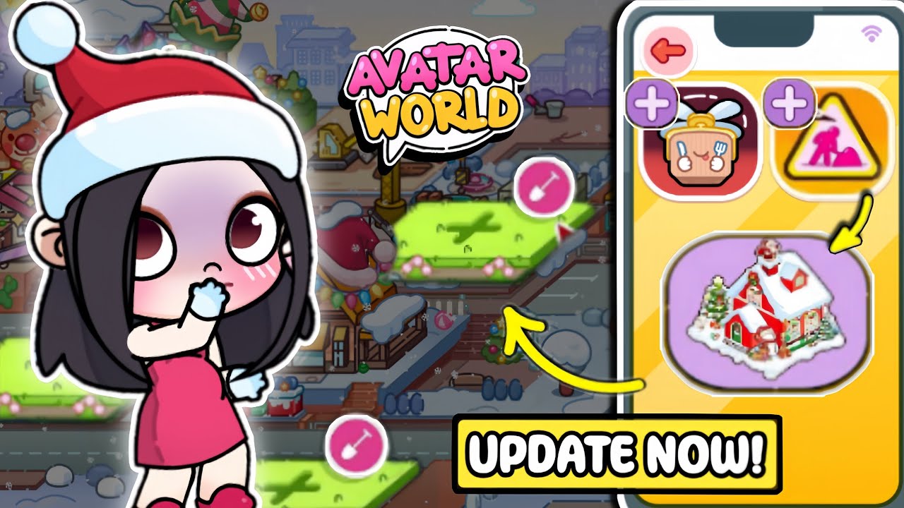 UPDATE SECRETS NEW YEAR UPDATE IN AVATAR WORLD - YouTube