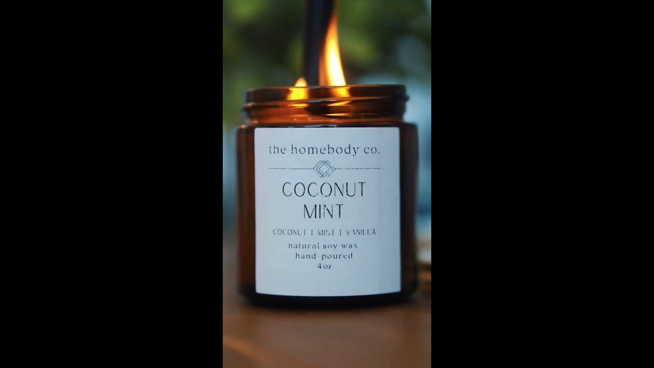 I MADE A CANDLE COMMERCIAL | the homebody co. - YouTube