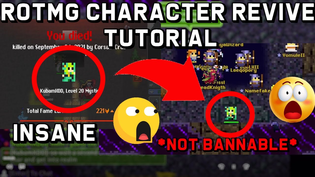 ROTMG CHARACTER REVIVE METOD 2021? *INSANE* *SHOULD BE PATCHED ...