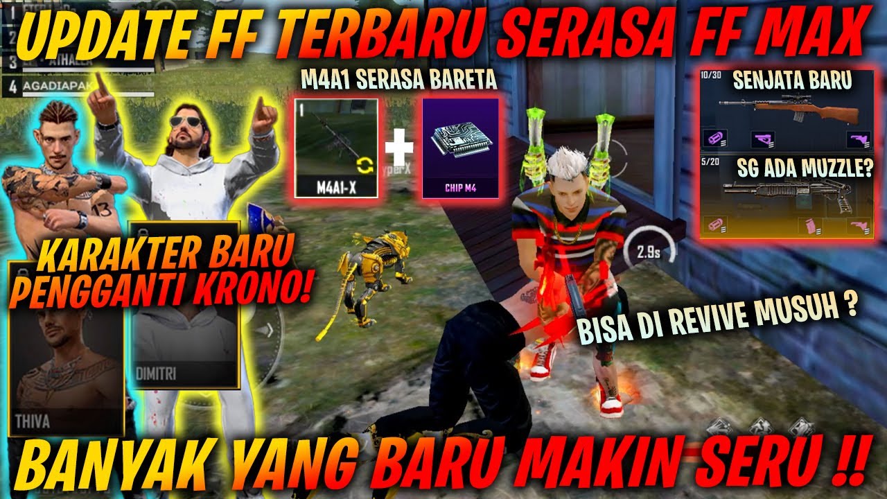 Update Free Fire Terbaru Bisa Di Revive Sama Musuh Dong ?!! Tampilan ...