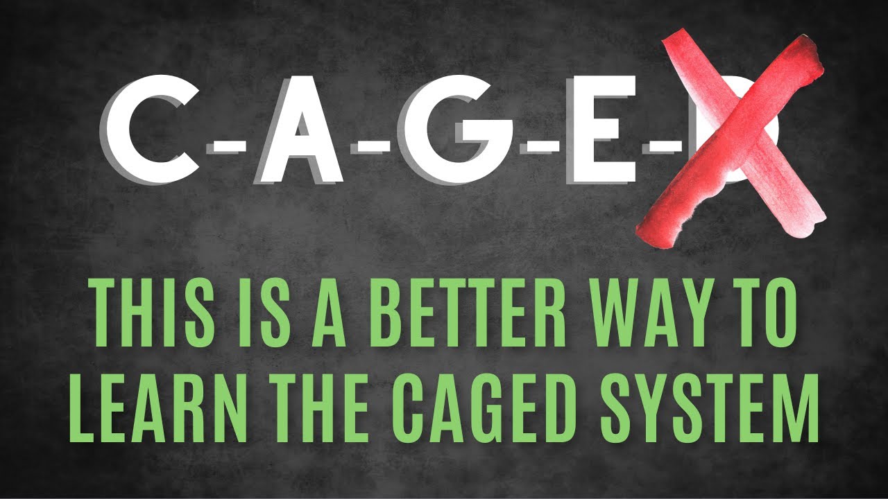10 Minutes to NEVER be Confused about CAGED again. - YouTube