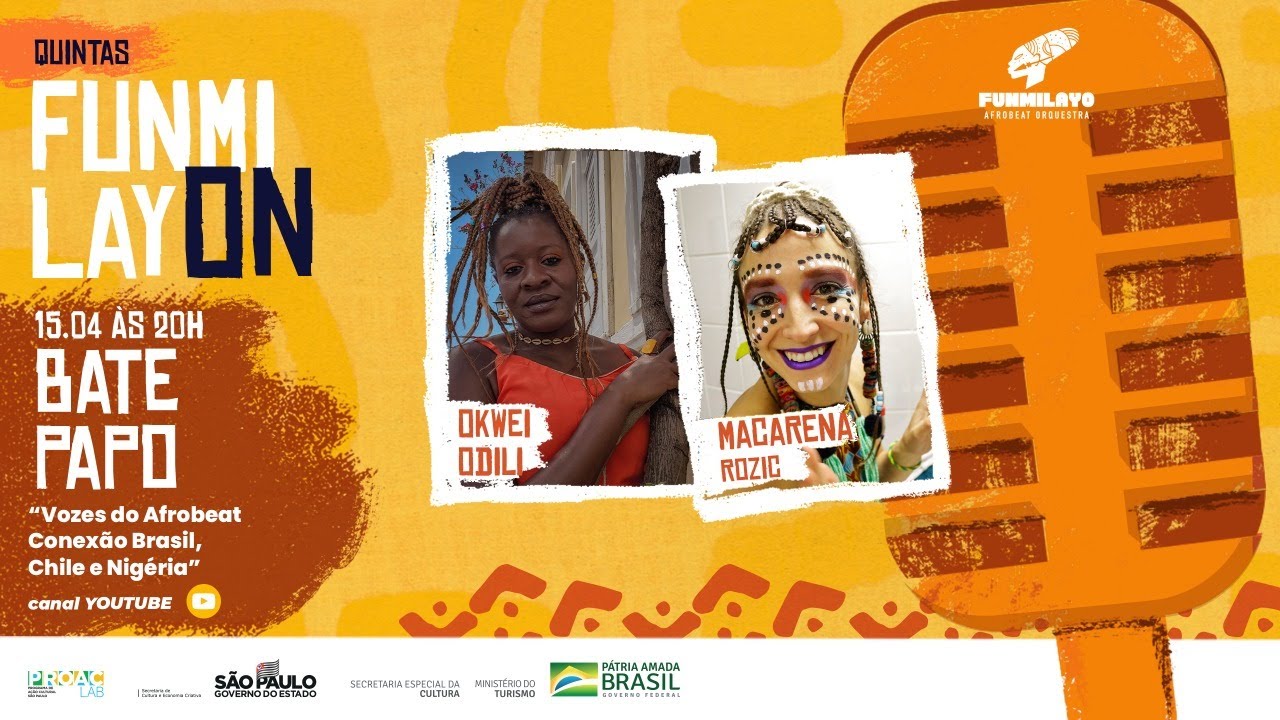 Bate Papo com Okwei Odili (Nigéria) e Macarena Rozic (Chile) com ...