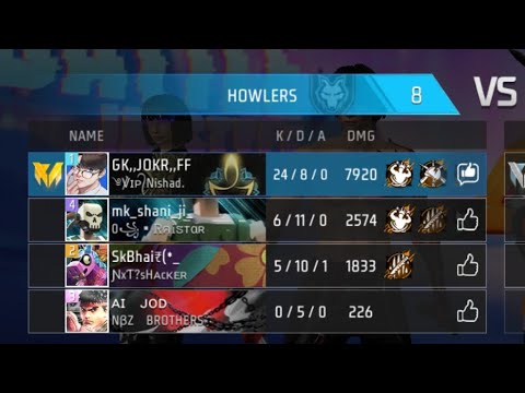 GK JOKER FF is live - YouTube