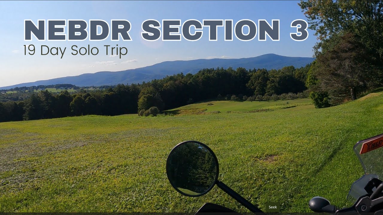 NEBDR: Northeast Backcountry Discovery Route (Section 3) KLR 650 - YouTube
