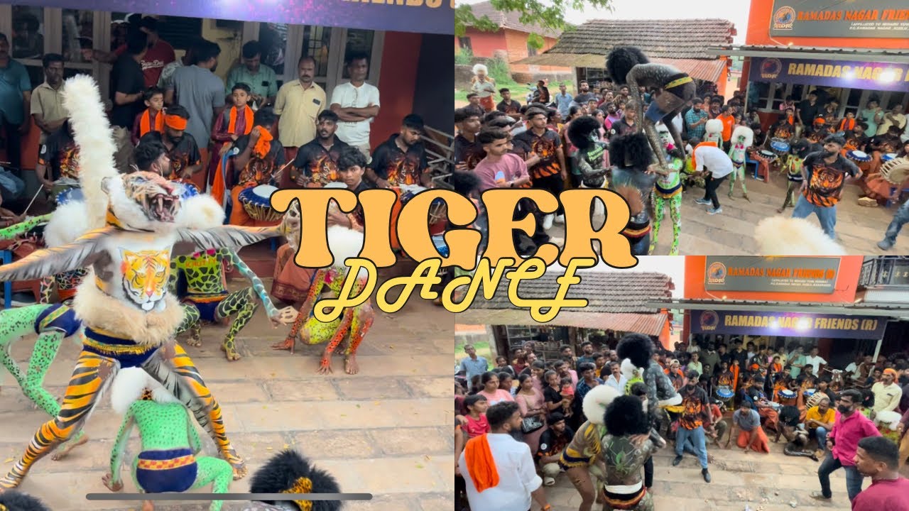 KUTHYALA SHRI FRIENDS TIGER DANCE KUDLU,KASARAGOD 2023 - YouTube