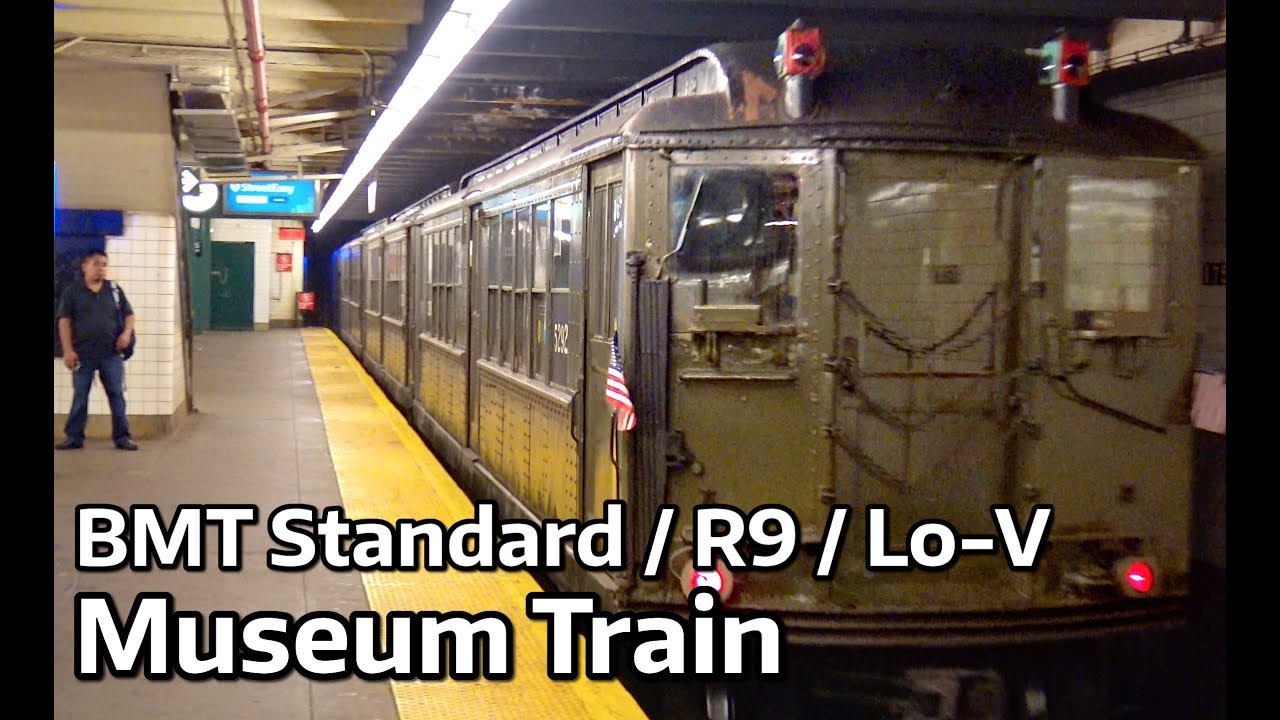 ⁴ᴷ BMT Standard - R9 - Lo-V Museum Train Transfer - YouTube