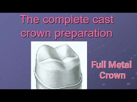 Fixed Prosthodontics 1 ; Lec 5 ; The complete cast crown preparation ...
