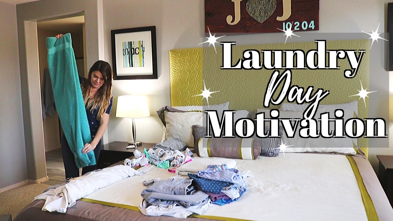 LAUNDRY DAY EVEN WHEN YOU DON'T FEEL LIKE IT // CLEANING MOTIVATION ...