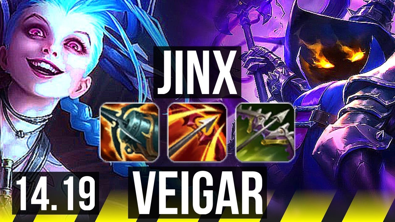 JINX & Janna vs VEIGAR & Rakan (ADC) | Legendary, 700+ games | NA ...
