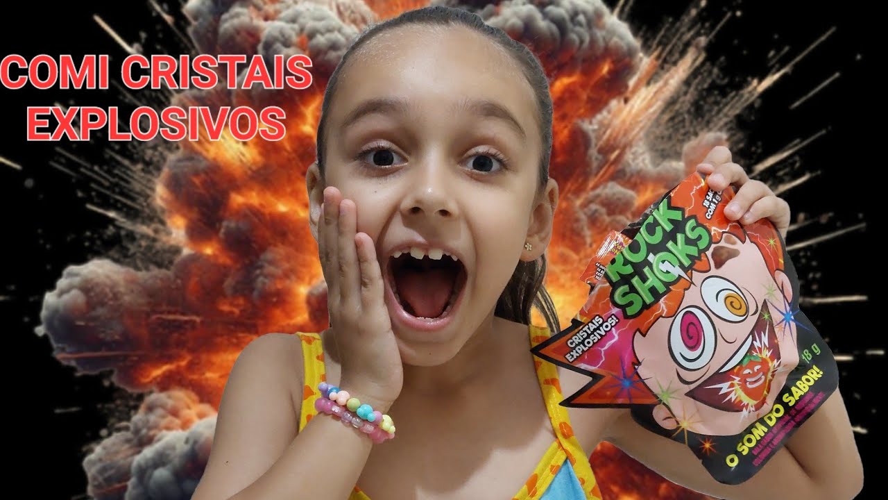 Doce que explode na boca. MEU PRIMEIRO VIDEO! - YouTube