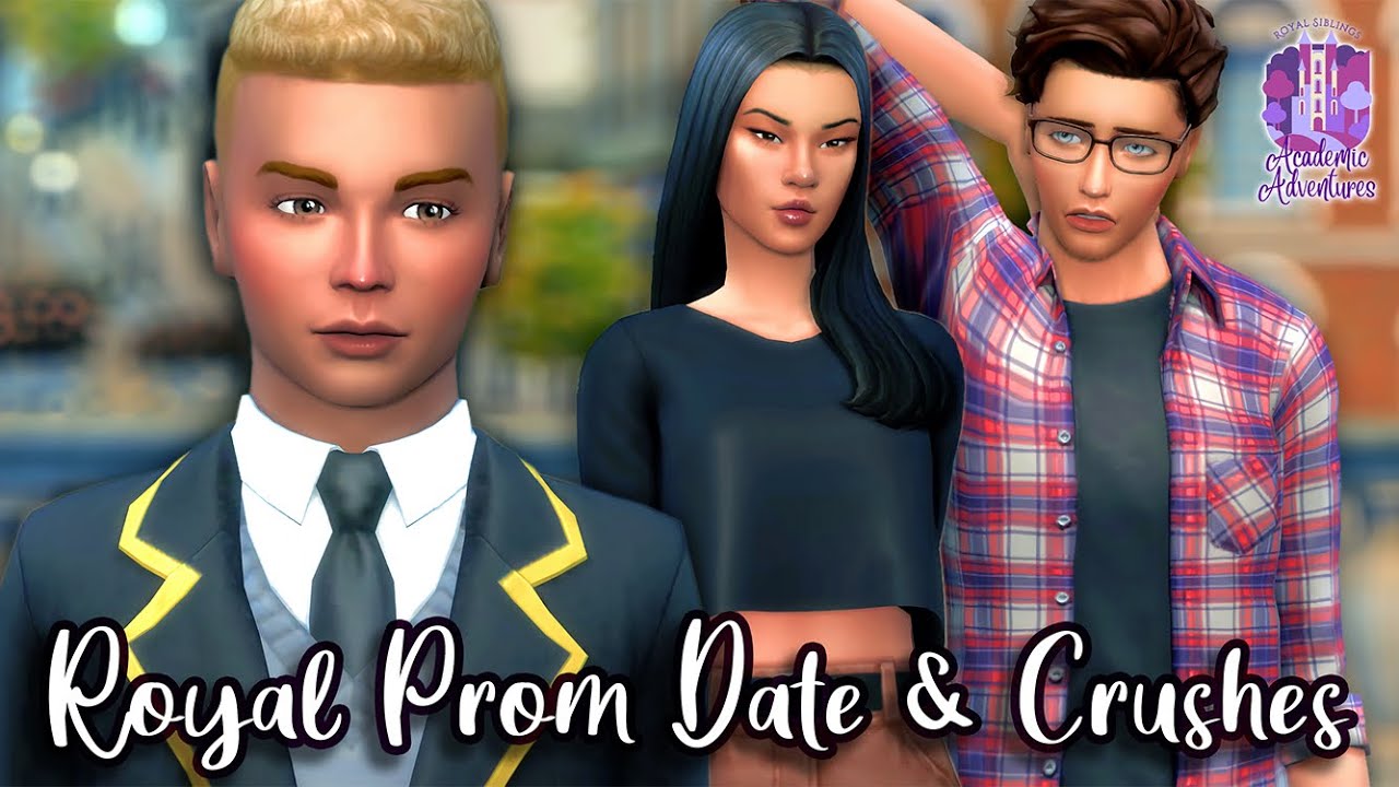 ROYAL PROM DATE? | The Sims 4: Academic Adventures | Part 5 - YouTube