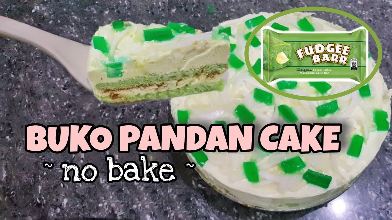 ANG DALING GAWIN NITO NO BAKE BUKO PANDAN CAKE || GAWA SA FUDGEE BARR ...
