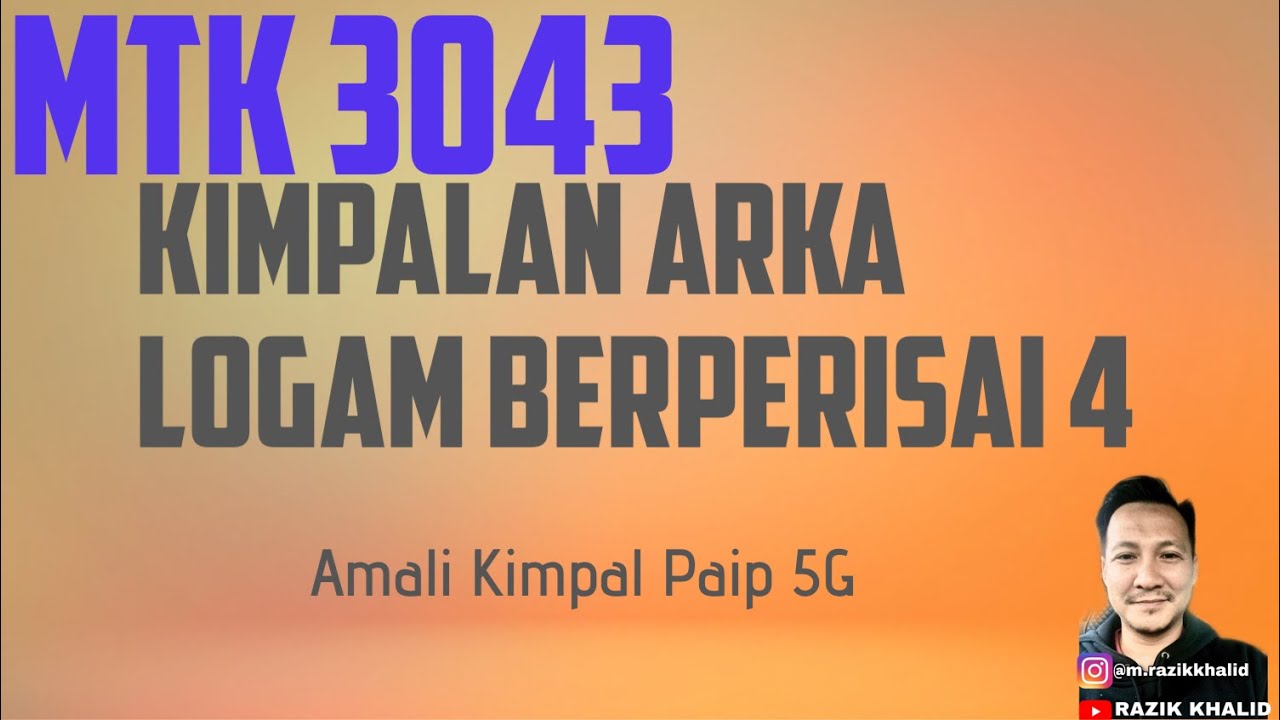 AMALI KIMPAL PAIP 5G || MTK 3043 Kimpalan Arka Logam Berperisai 4 - YouTube